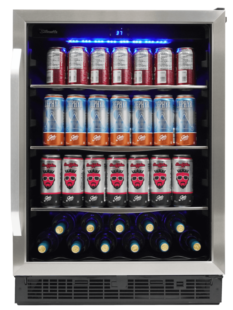 Silhouette Pro - 24" Built-in Beverage Center in Stainless Steel ...