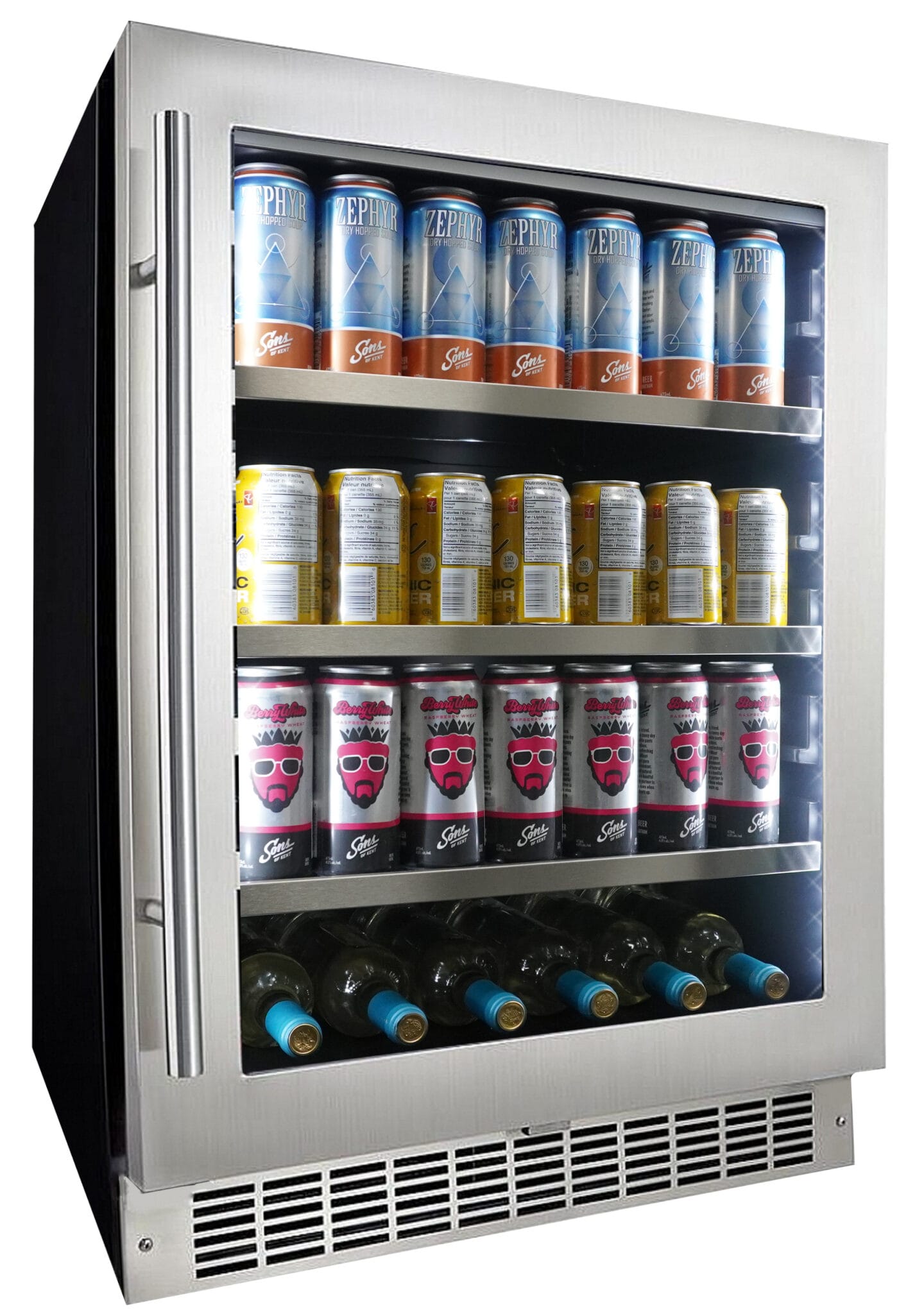 Silhouette Pro - 24" Built-in Beverage Center in Stainless Steel ...