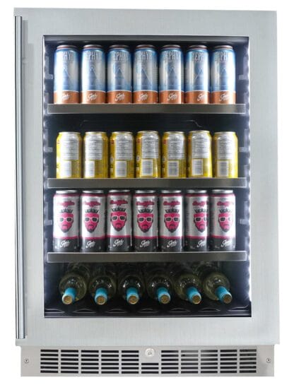 Silhouette Pro - 24" Built-in Beverage Center in Stainless Steel ...
