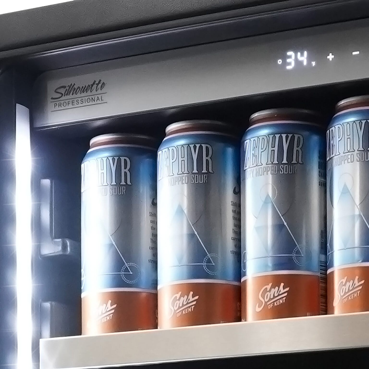 Silhouette Pro - 24" Built-in Beverage Center in Stainless Steel ...