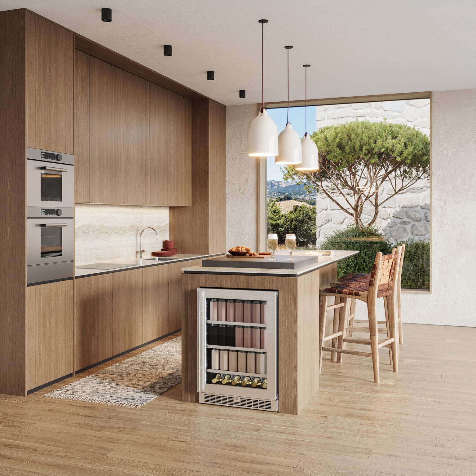 Silhouette Pro - 24" Built-in Beverage Center in Stainless Steel ...