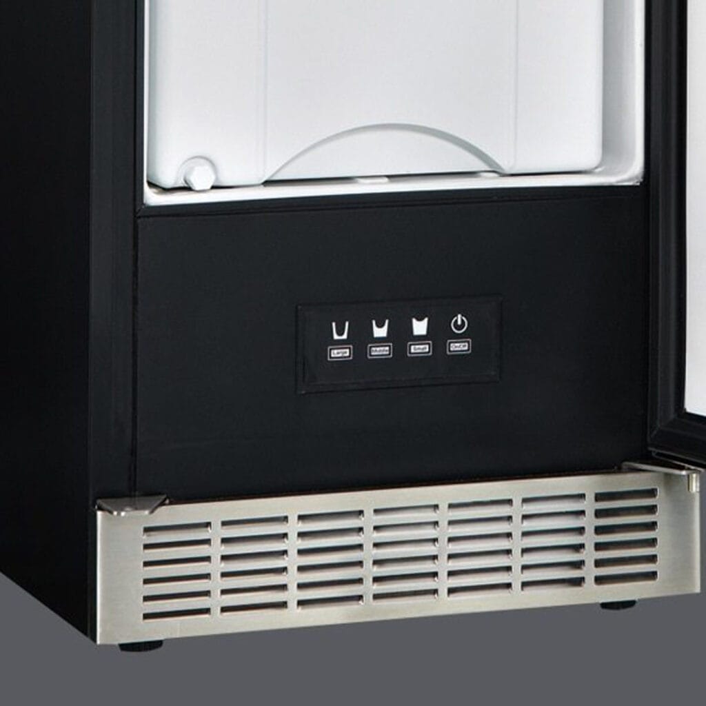Silhouette 15" Built-in Under counter Ice Maker in Stainless Steel ...